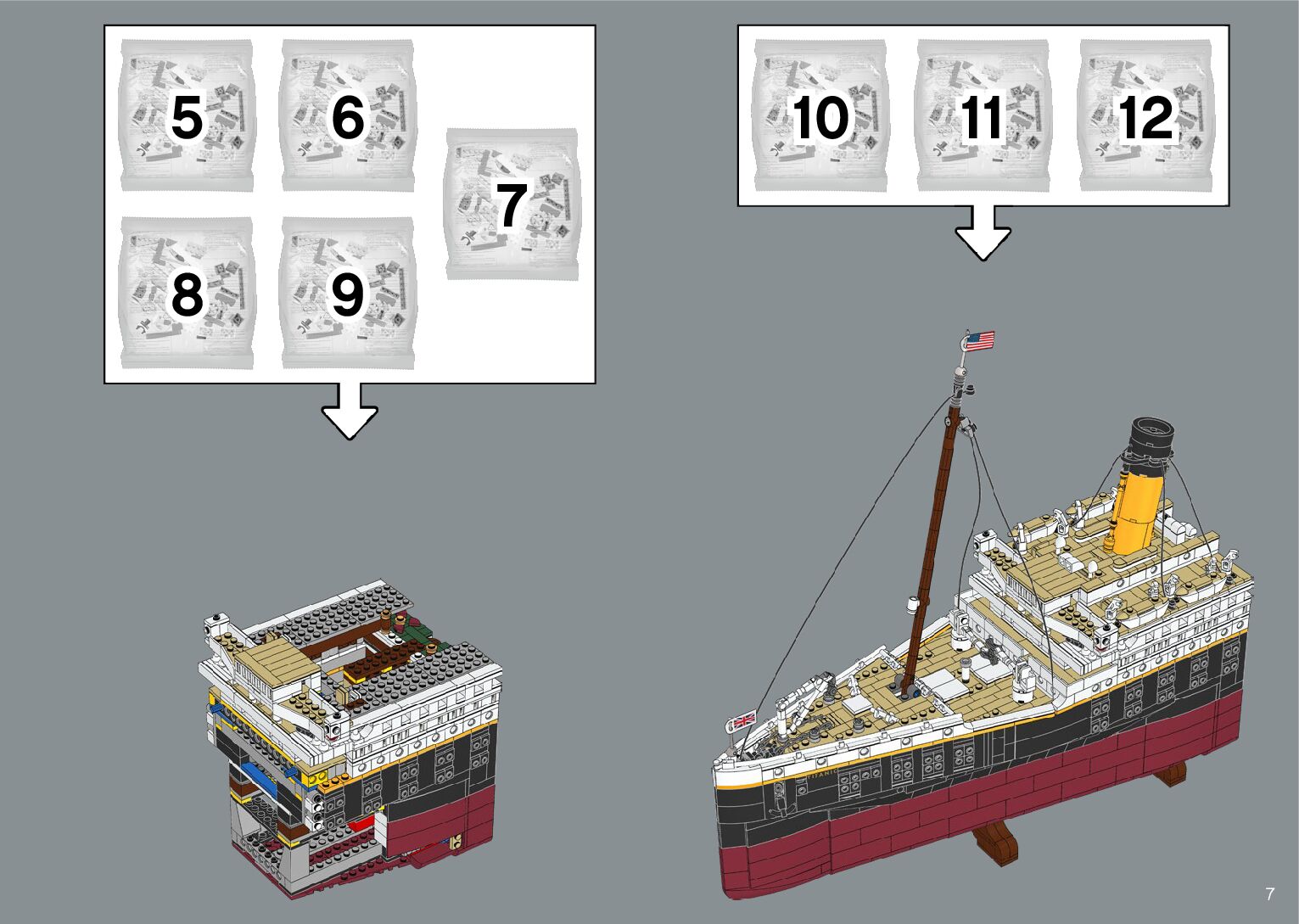 LEGO 10294 Titanic Building Instructions | Step-by-Step Guide
