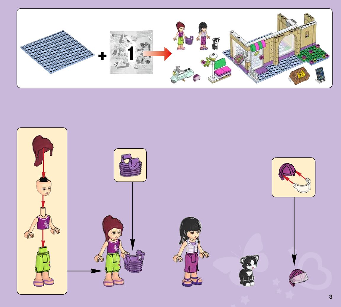 LEGO 41108 Heartlake Food Market Building Instructions | Step-by-Step Guide