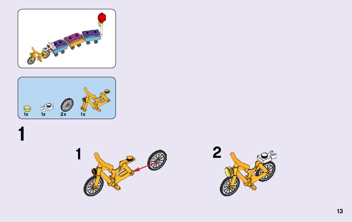 LEGO 41111 Party Train Building Instructions | Step-by-Step Guide