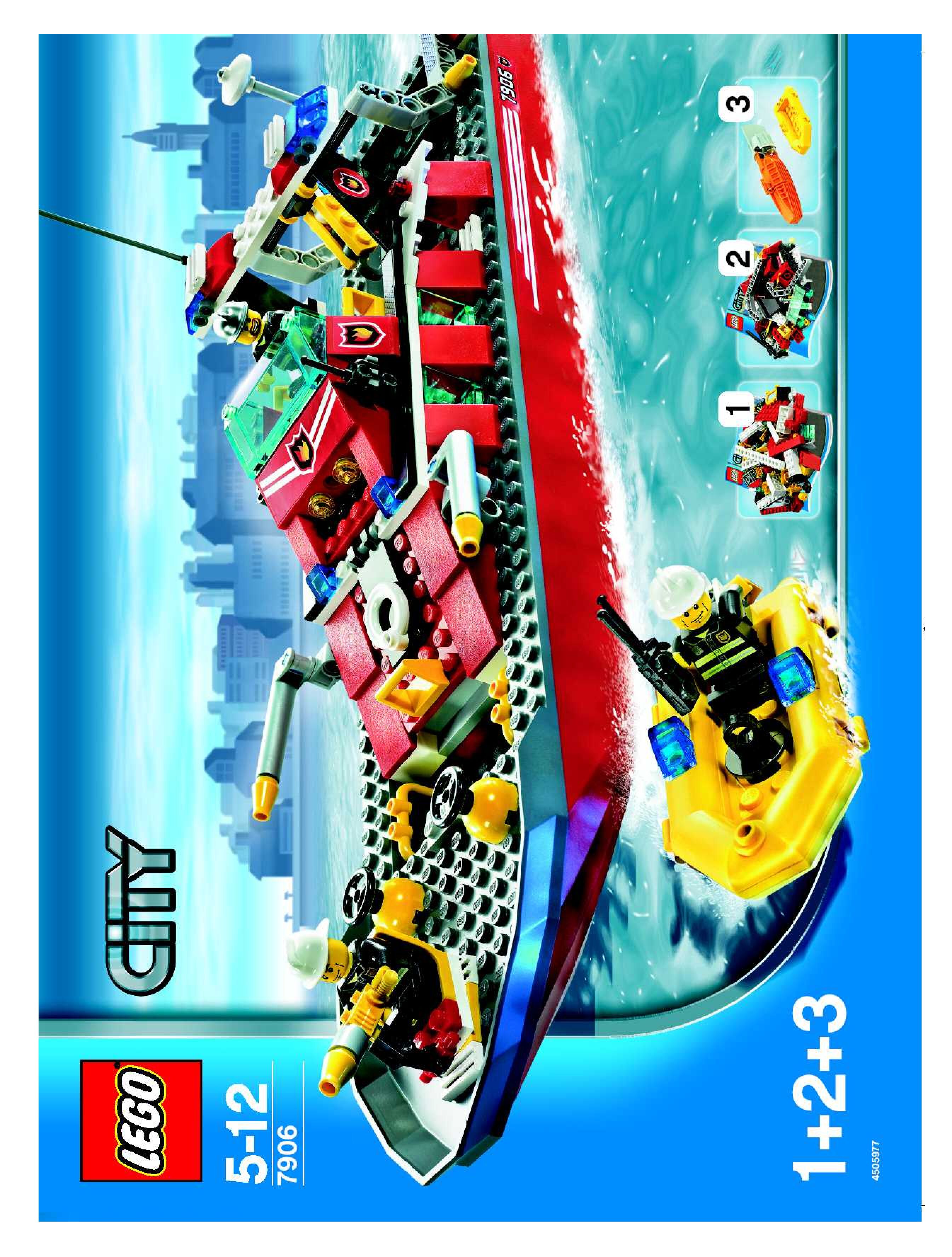 LEGO 7906 Fireboat Building Instructions | Step-by-Step Guide