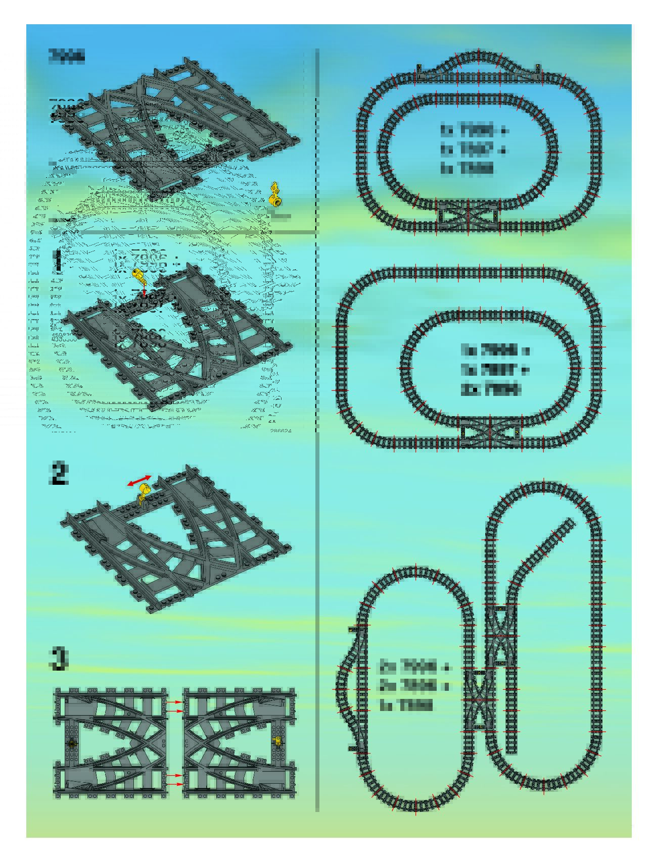 LEGO 7996 Train Rail Crossing Building Instructions | Step-by-Step Guide