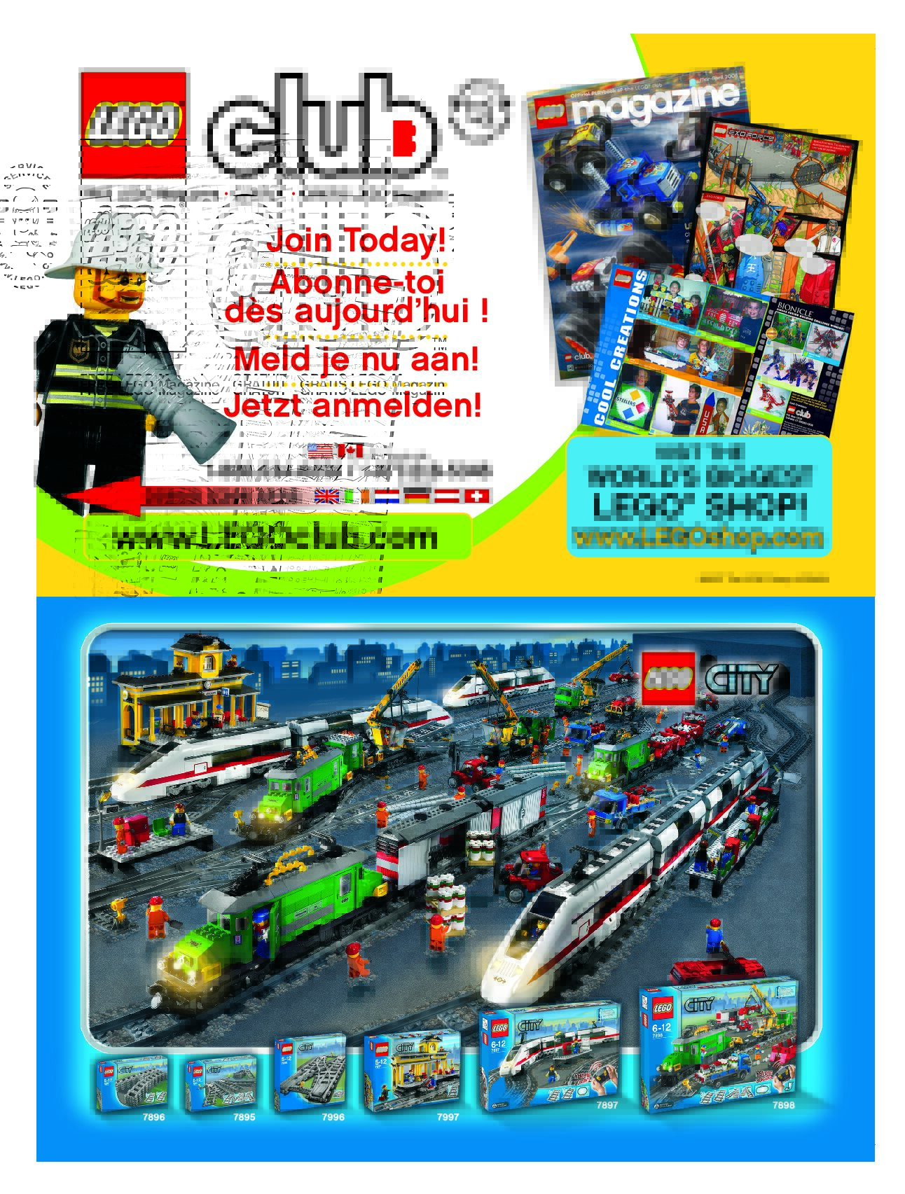 LEGO 7996 Train Rail Crossing Building Instructions | Step-by-Step Guide